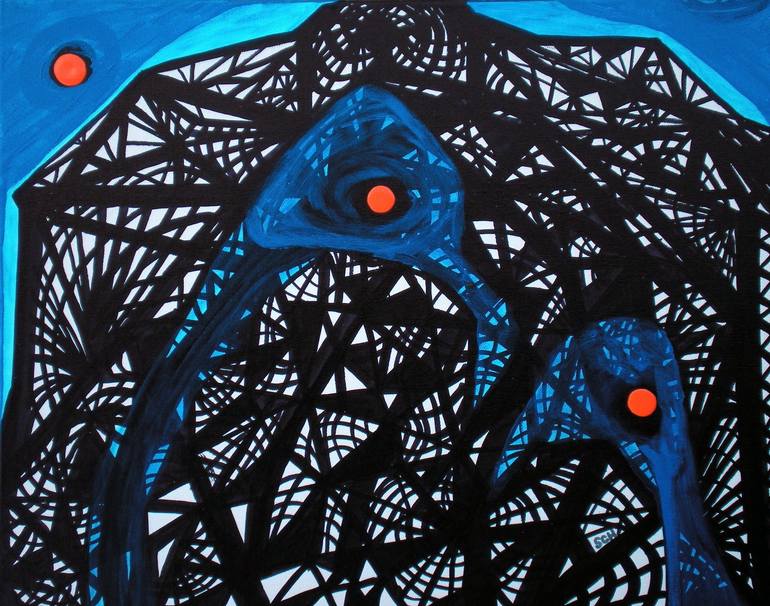 Uncaged Painting by Scott Haley | Saatchi Art