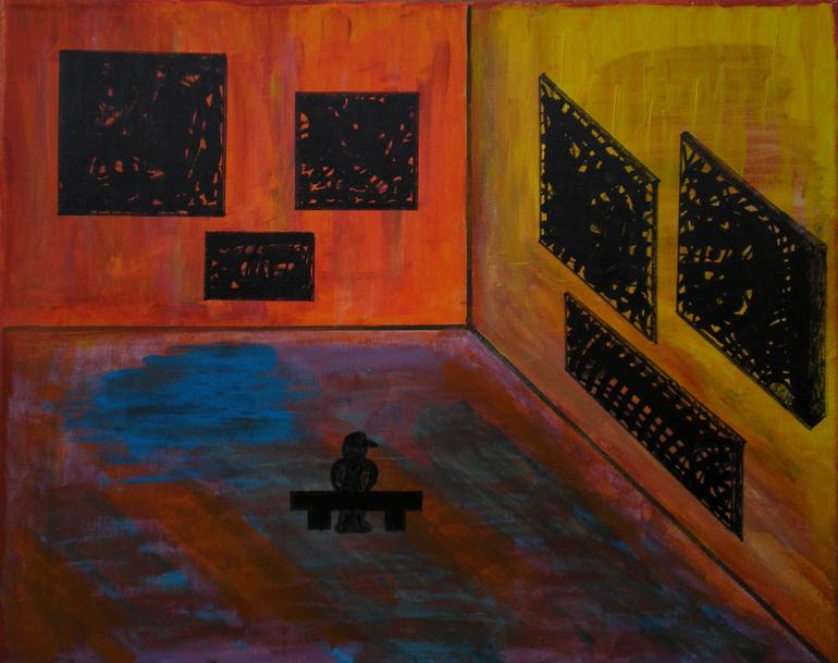 The Dark Exhibition at Old Town Gallery Painting by Scott Haley ...