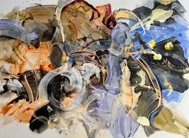 ROCK FIREFLIES Painting by Lucie Svoboda | Saatchi Art