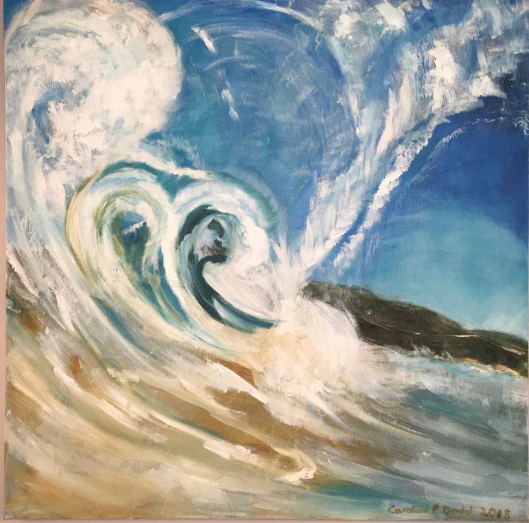 Love of the sea Painting by Caroline Dodd | Saatchi Art
