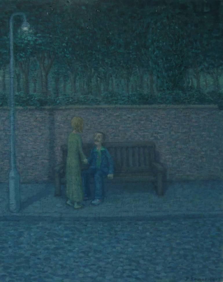 Summer Night Painting by Tony Snowden | Saatchi Art