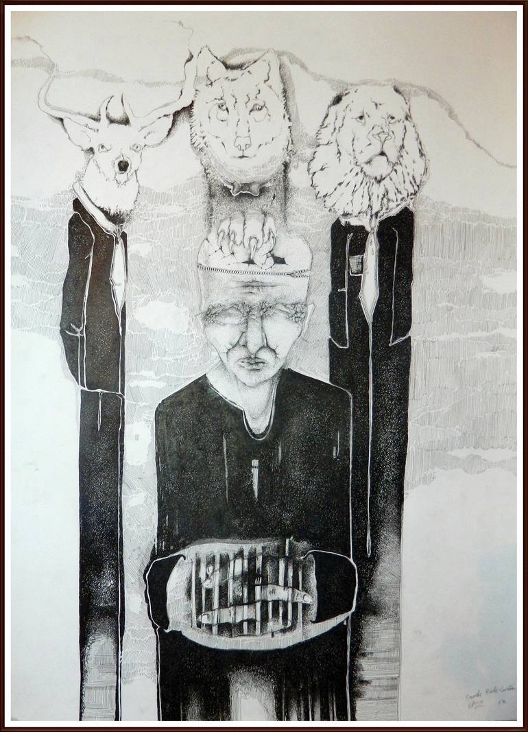 Abstract/Drawing/Drawings Drawing by Enache Radu-Cristian | Saatchi Art