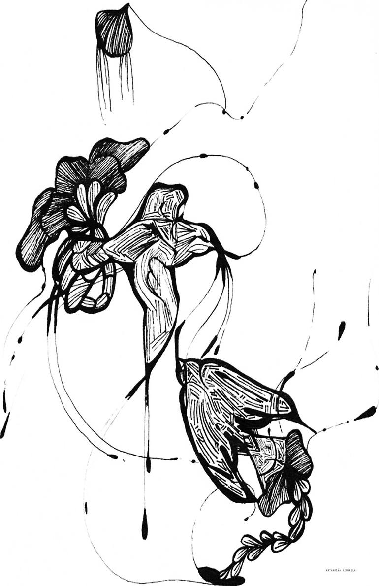 Flying High Drawing by Katharina Prill | Saatchi Art