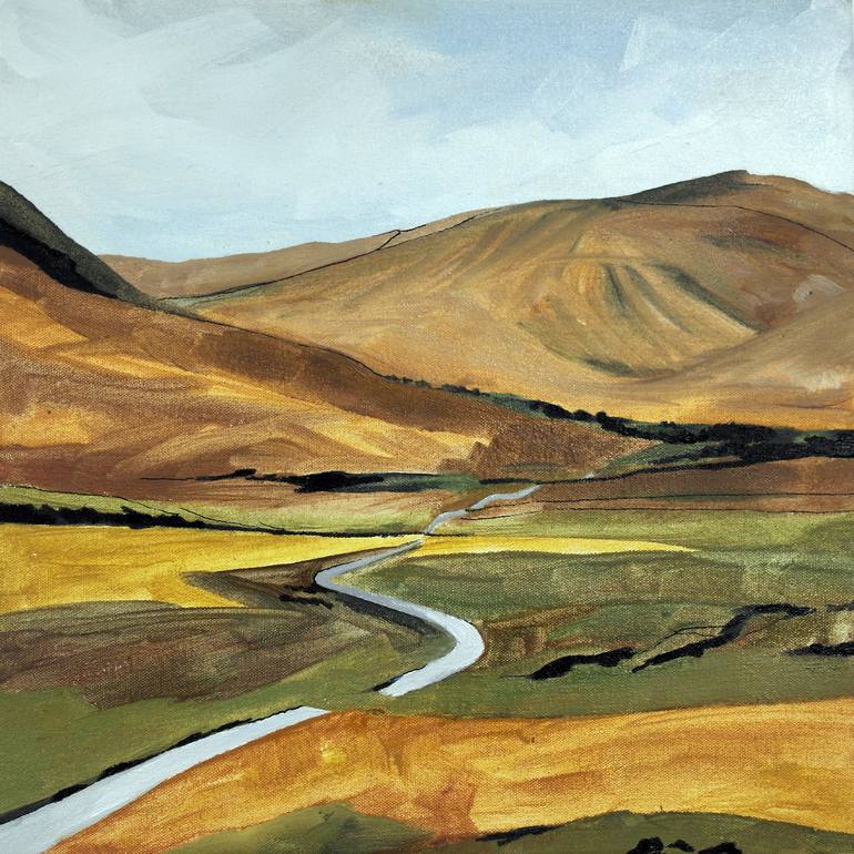 Down Glen Etive Painting by Graham Lister | Saatchi Art