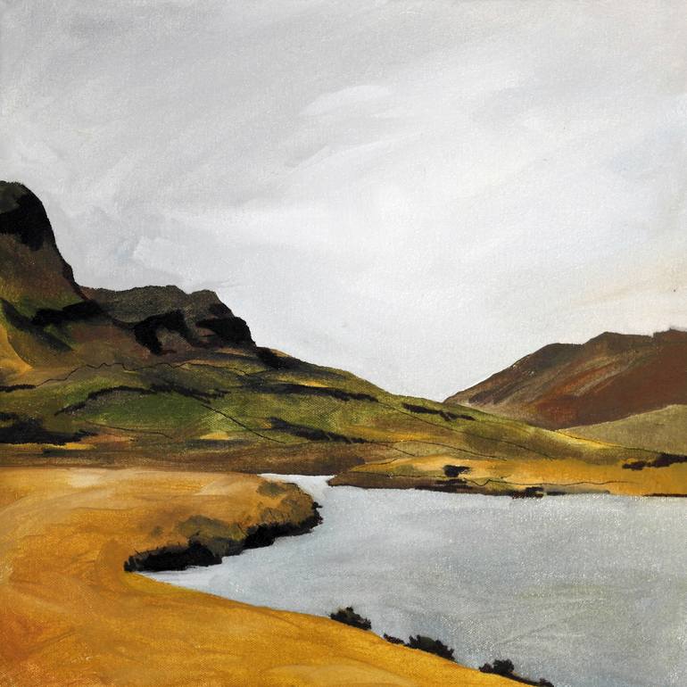 Edge of a Loch Painting by Graham Lister | Saatchi Art