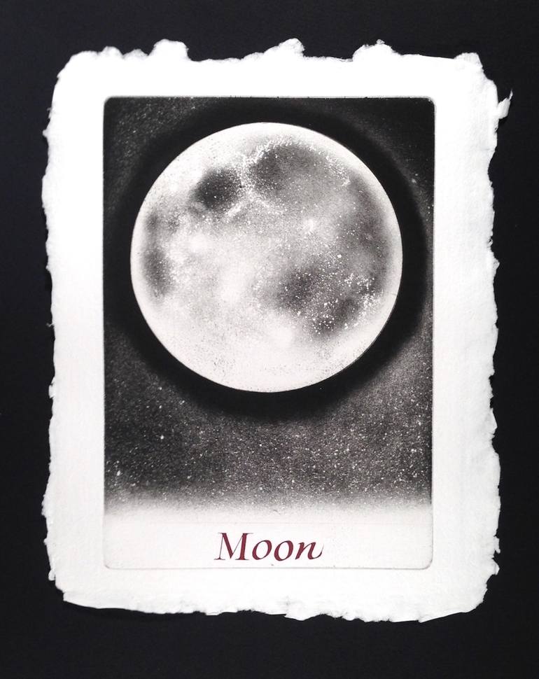 Moon - Limited Edition 5 of 5 Printmaking by Brian Cohen | Saatchi Art