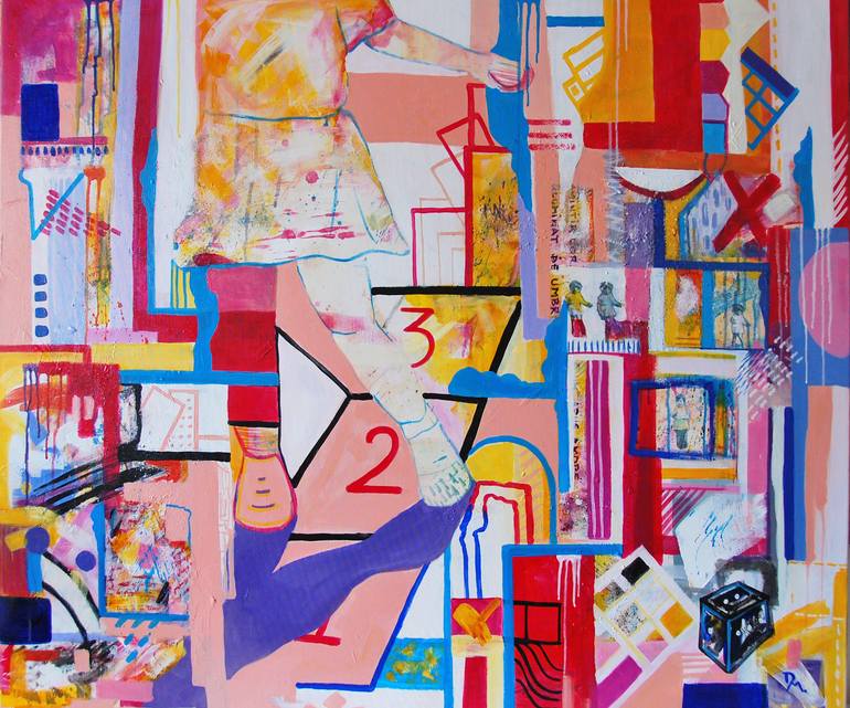 The face Painting by Daniela Mihai | Saatchi Art