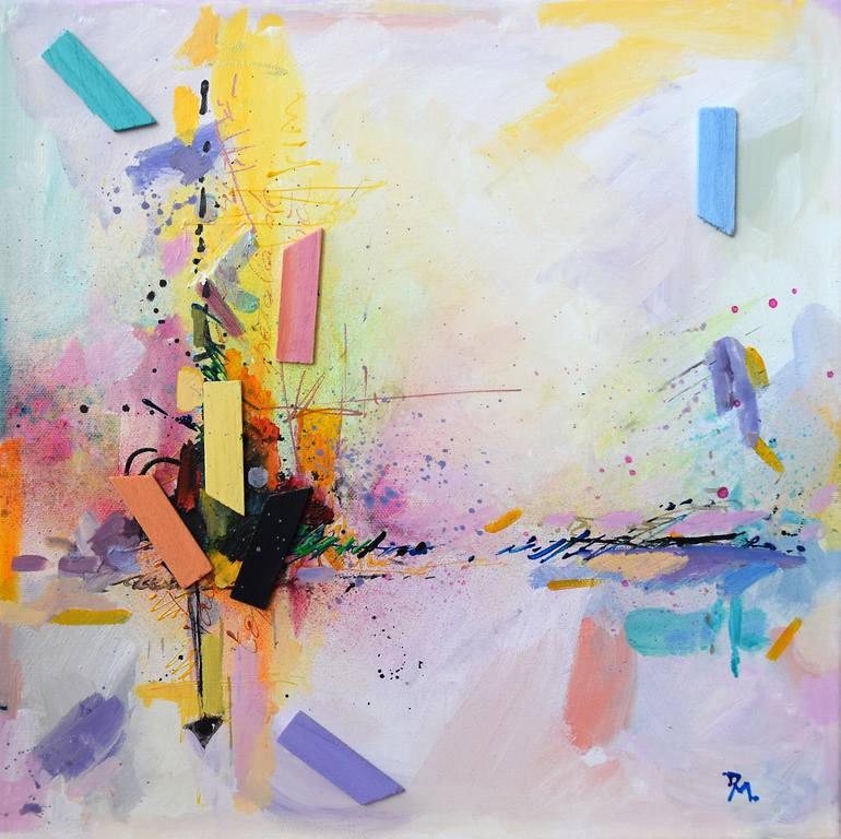 Calligraphy of emotions 2 Painting by Daniela Mihai | Saatchi Art