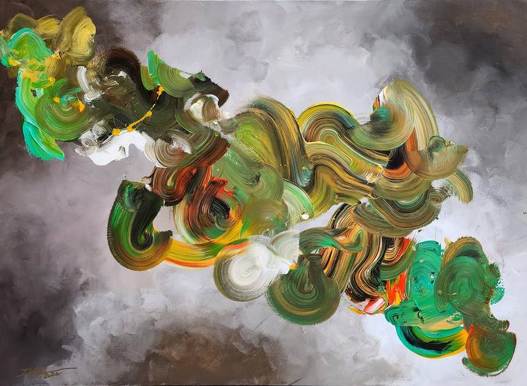 abstract expression endless journey 22 Painting by irfan mirza ...