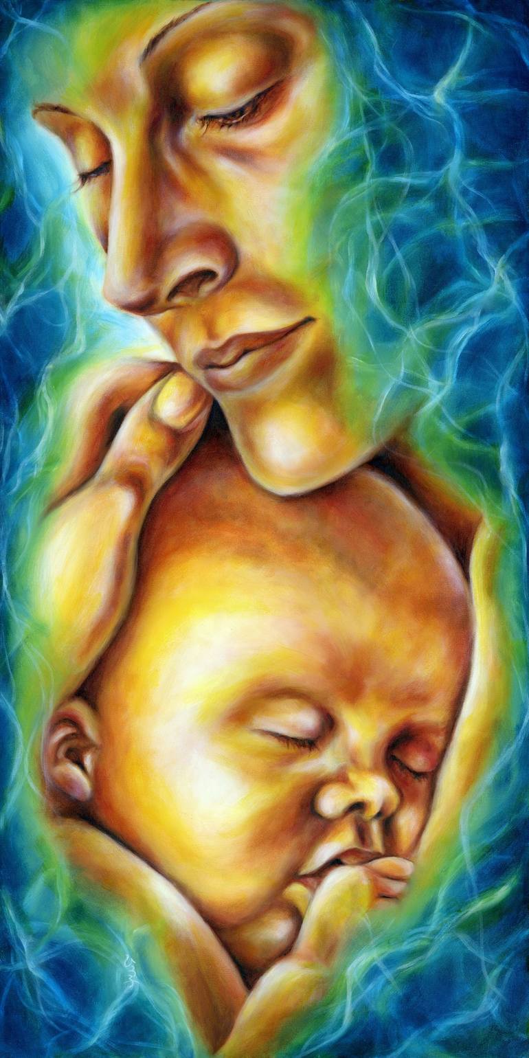 12 zodiac signs series - Cancer Painting by Hiroko Sakai | Saatchi Art