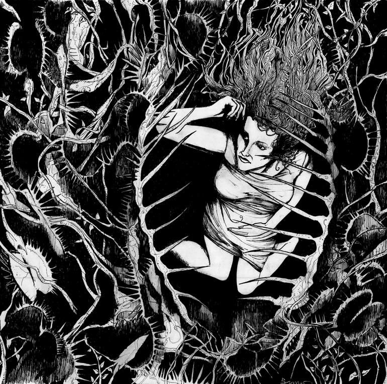 Trapped Drawing by Peter Szmer | Saatchi Art