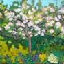Apple Blossom 29 April 20 Painting by Ian Mcadam | Saatchi Art