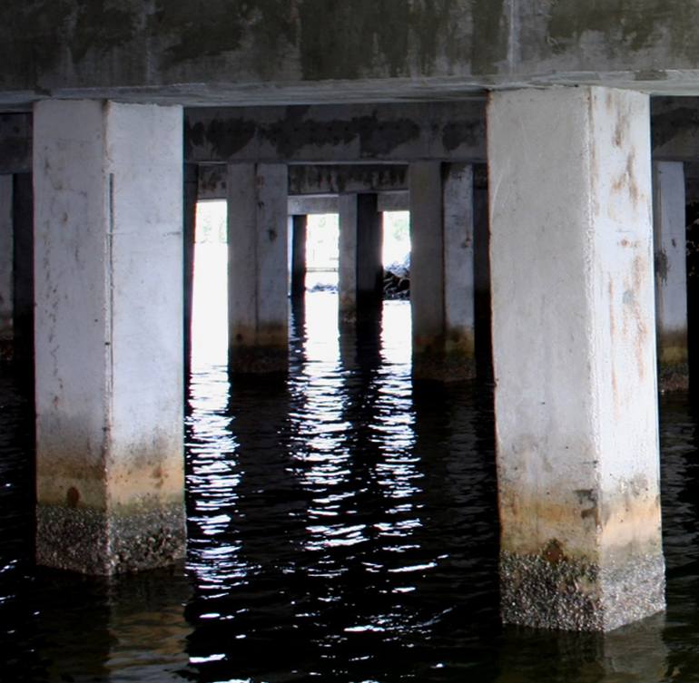 Columns in Water Photography by William Watkinson | Saatchi Art