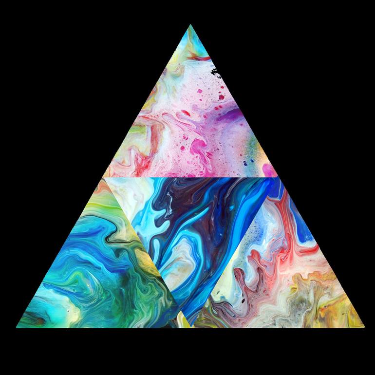 PYRAMID ACID Collage by Fookshit Fookshit | Saatchi Art