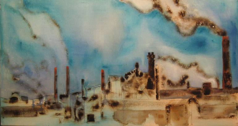 James Ruddle: After The Smelting Painting by James Ruddle | Saatchi Art