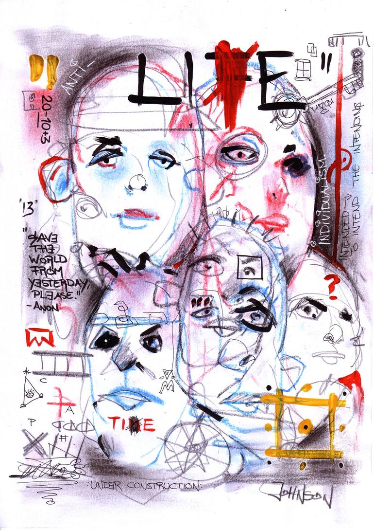 Anti Individualism Painting by Eric-Anthony Johnson | Saatchi Art