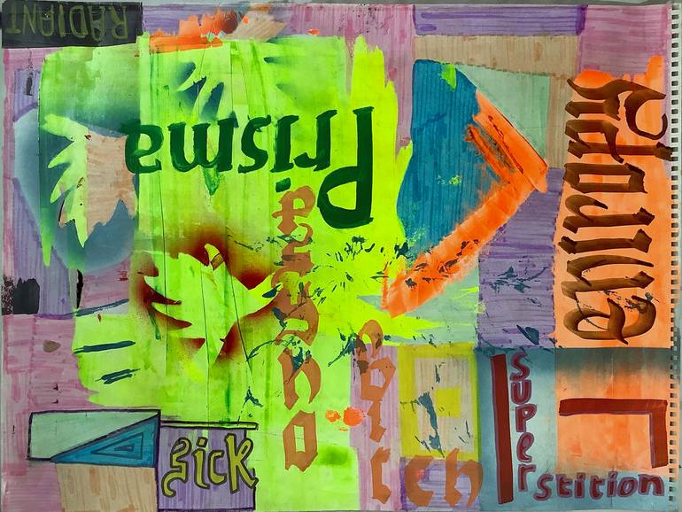 Retrospective Drawing by Helios Rossell | Saatchi Art