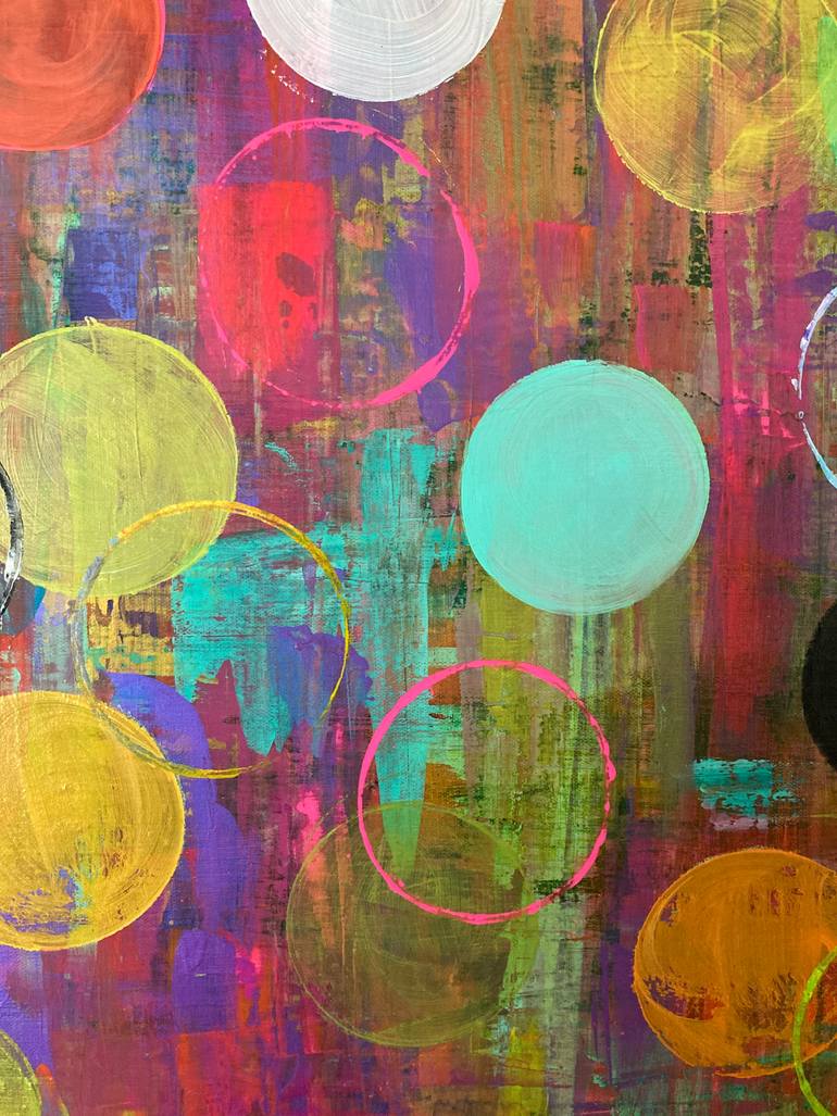 Dots No.1 Painting by David J Robertson | Saatchi Art