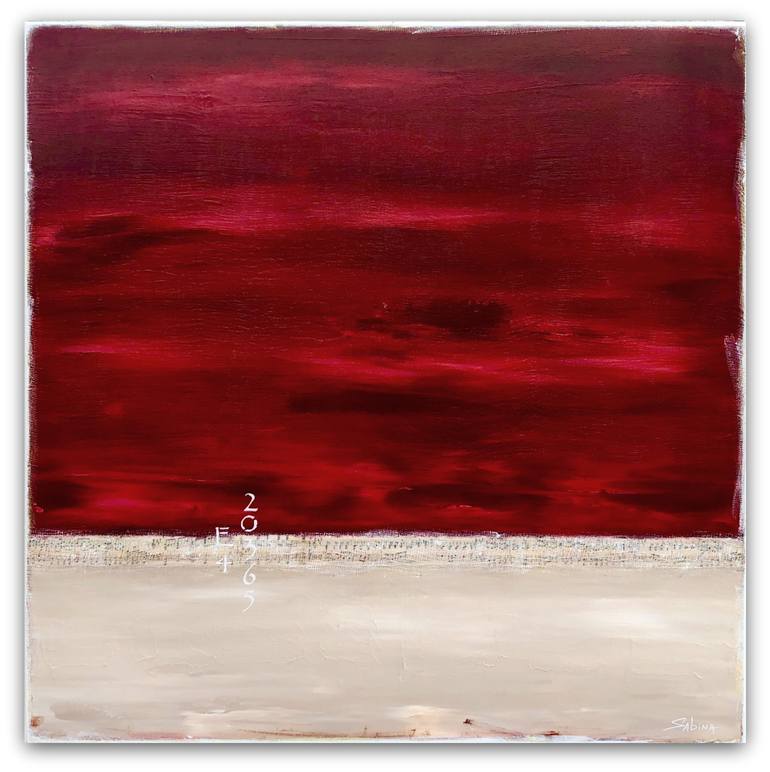 Outback Sunset Painting by Sabina D'Antonio | Saatchi Art