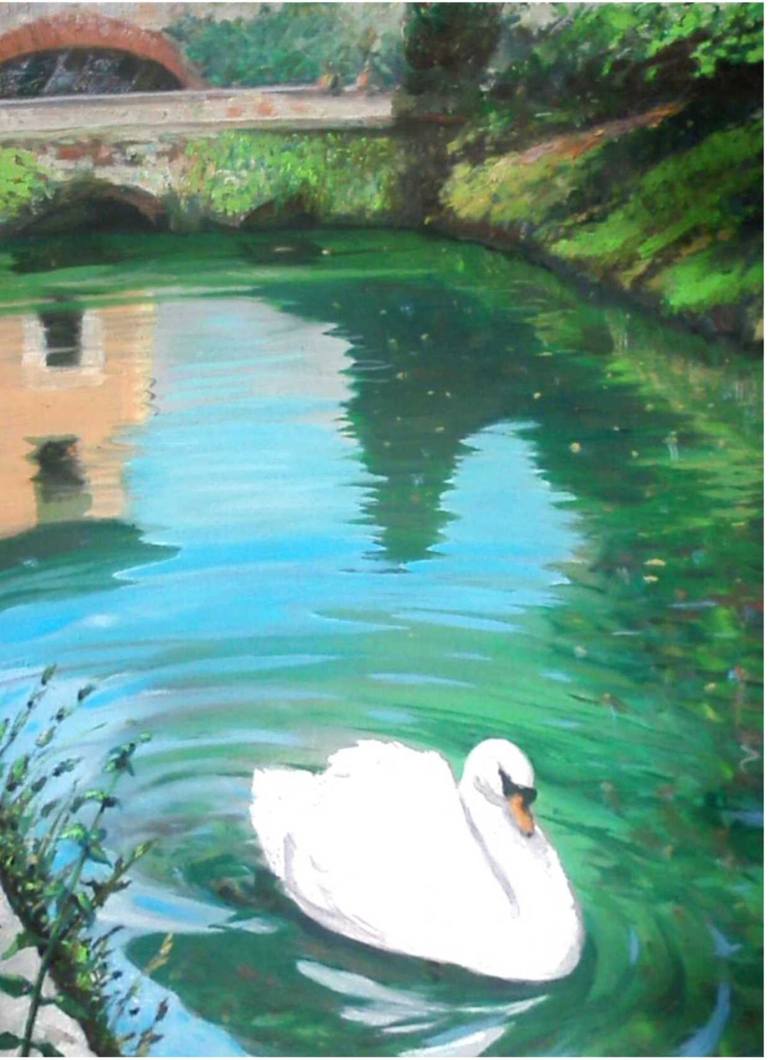 ...il mulino di Calcinaia Painting by Sandro Mulinacci | Saatchi Art