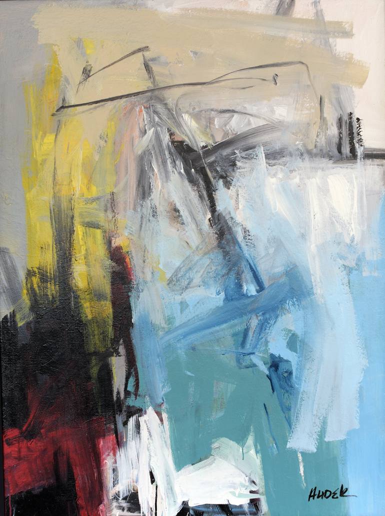 Idle Moments Interrupted. Painting by Jim Hudek | Saatchi Art