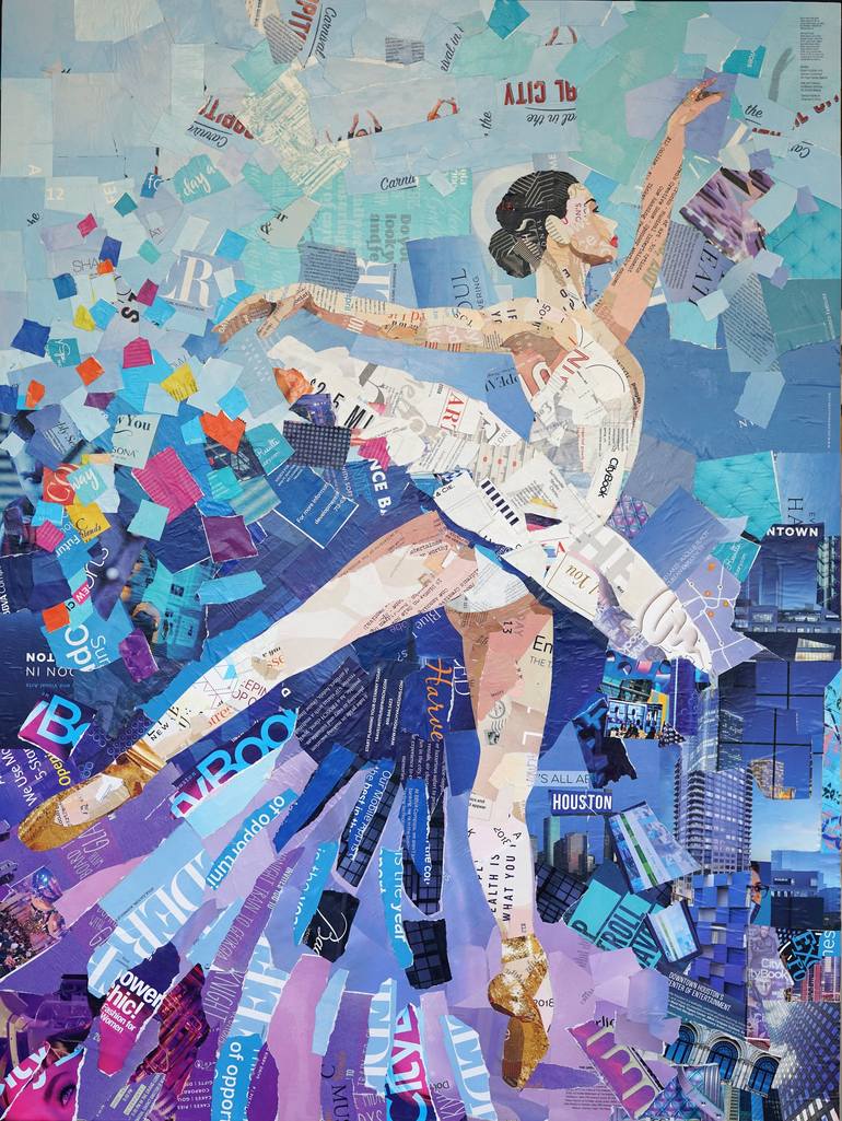 Houston Ballet Collage by Jim Hudek | Saatchi Art