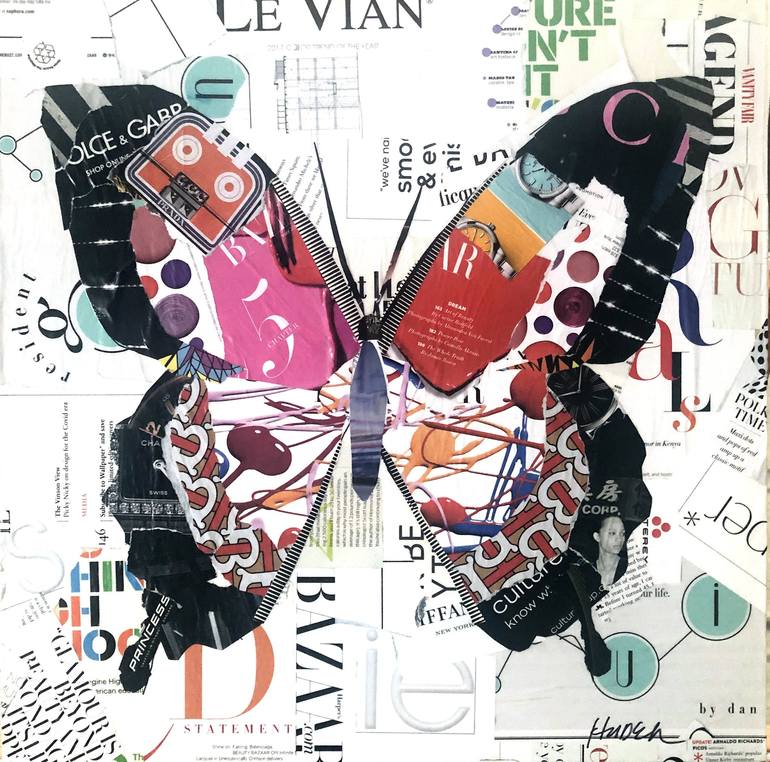 High Flight Collage by Jim Hudek | Saatchi Art