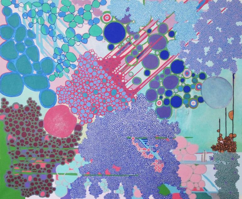 Asteroid Painting by Rebecca Jacoby | Saatchi Art