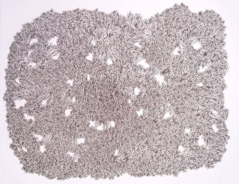 Land Grab Drawing by Rebecca Jacoby | Saatchi Art