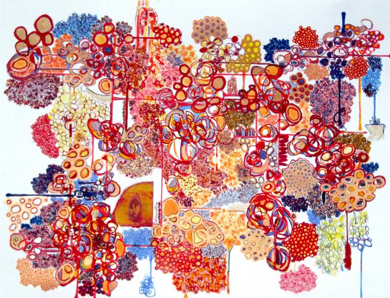 Oak Orchard Drawing by Rebecca Jacoby | Saatchi Art