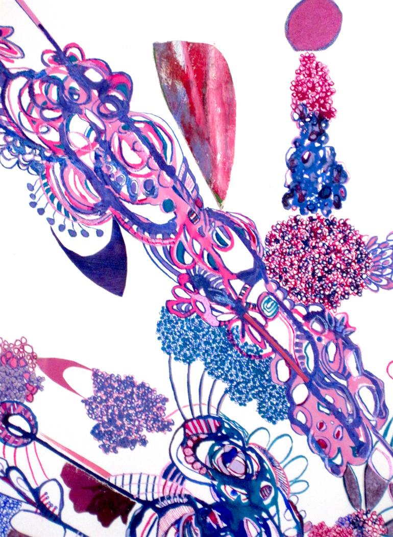 Hoopla Drawing by Rebecca Jacoby | Saatchi Art