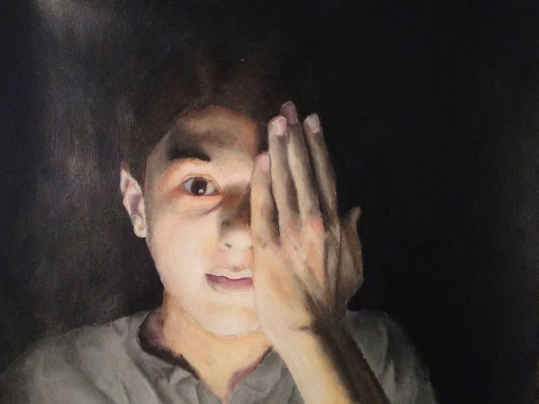 Hiding behind the Aura - Layers of Secrecy Painting by Lennaert Woudt ...
