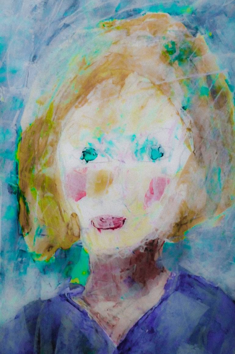 Soft Female Painting by D Irle | Saatchi Art