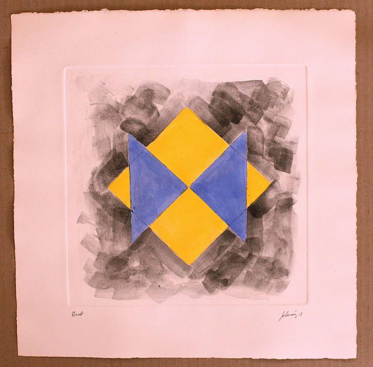 Copy of Blue and Yellow - Limited Edition of 1 Printmaking by Ross ...