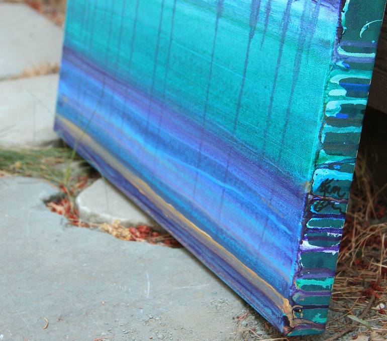 stop listening to the static Painting by Kimberley Bruce | Saatchi Art