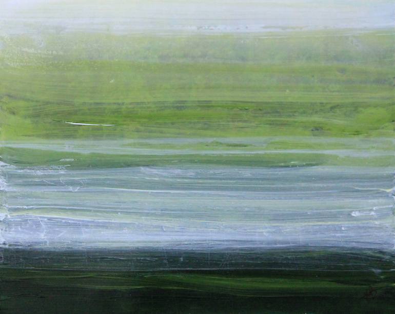 Capturing Green (overpainted photograph), SOLD Painting by Kimberley ...