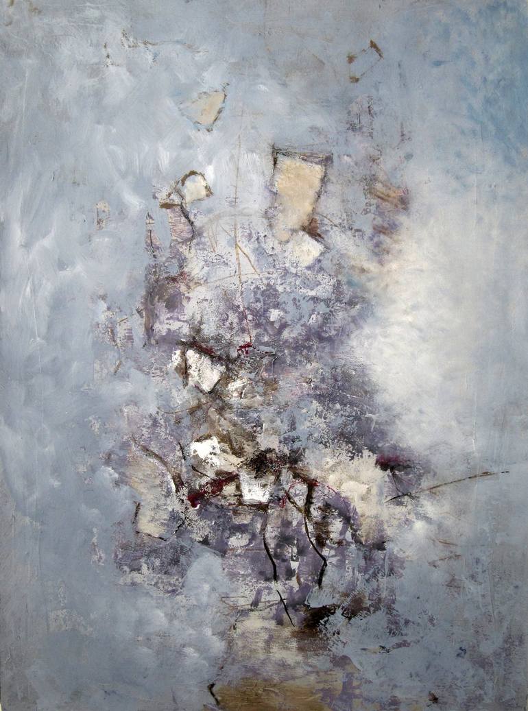 White whisper Painting by alberto ocon | Saatchi Art