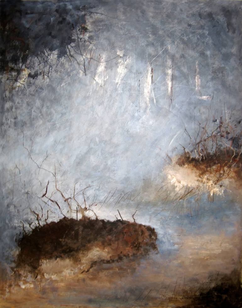 Ocean Rain Painting by alberto ocon | Saatchi Art