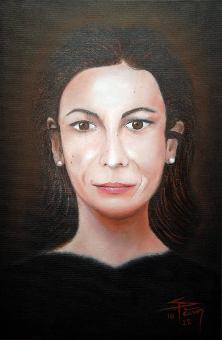 Portrait of Daniela Painting by Paun Stefan | Saatchi Art