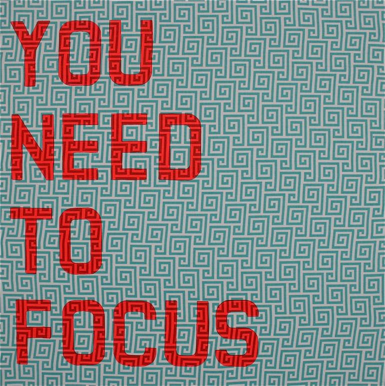 YOU NEED TO FOCUS Painting by Liz Wagoner | Saatchi Art