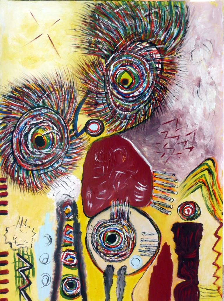 ME SIENTO ATRAPADA Painting by Concha Flores Vay | Saatchi Art