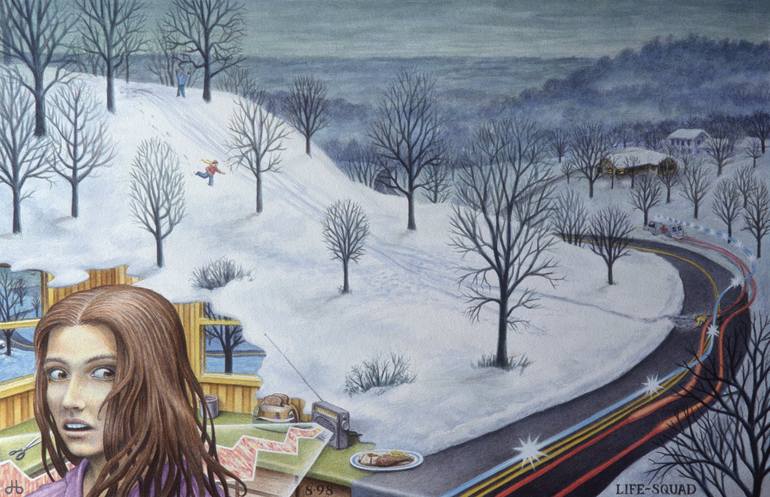 Life Squad Painting by David Birkey | Saatchi Art