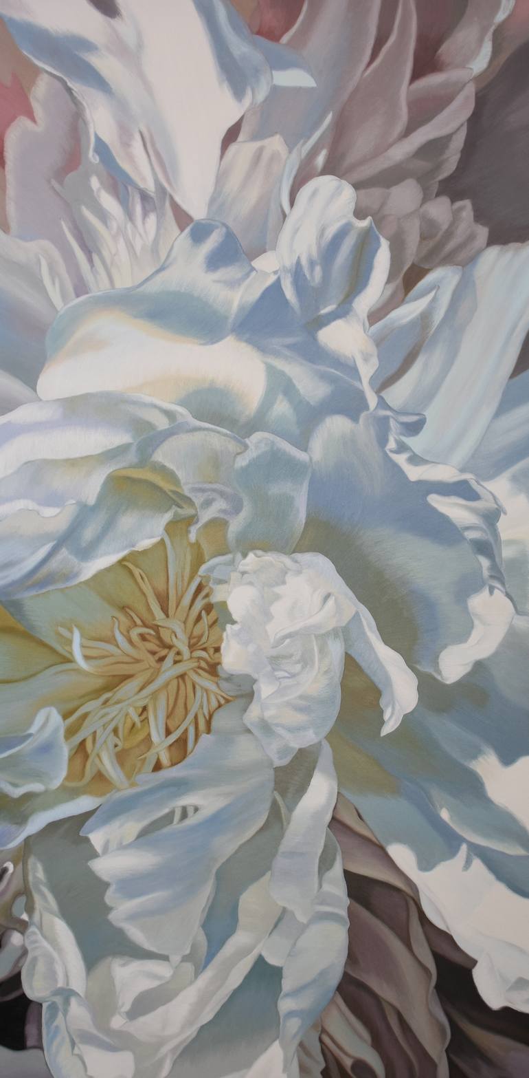 Salt Spring Peony 4 Painting by Chloe Hedden | Saatchi Art