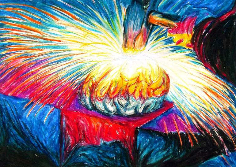 Thoughts Forged by Another Drawing by TEM POK | Saatchi Art