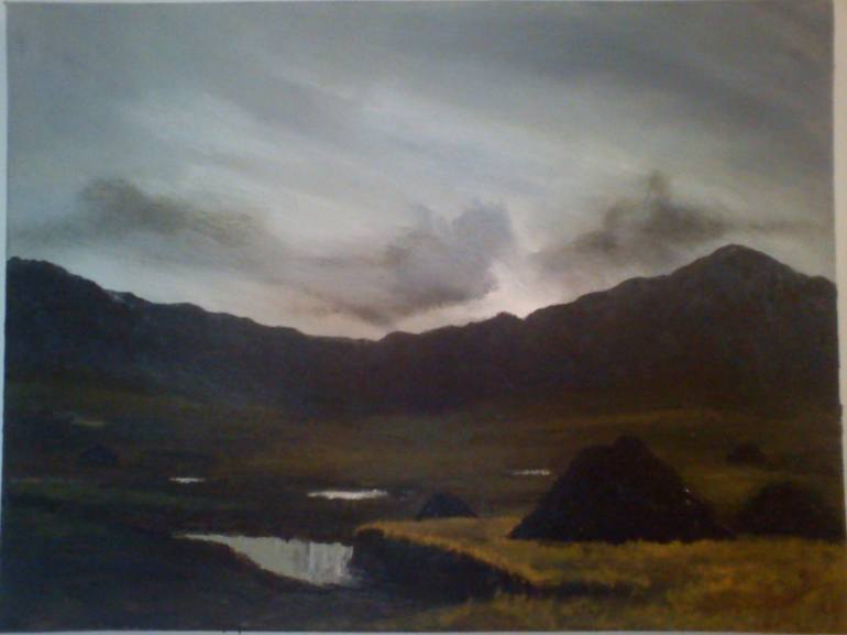 Tipperary Bog - SOLD Painting by John de Búrca | Saatchi Art