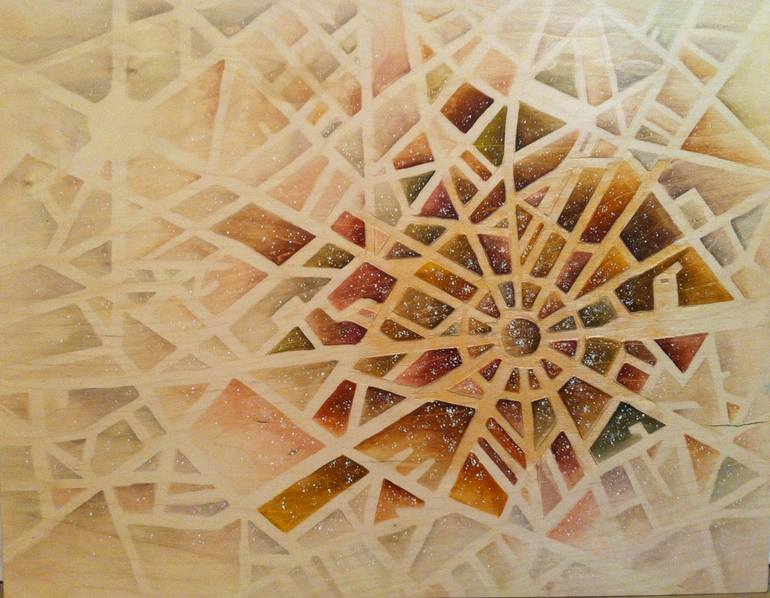 Natural map Painting by Fiona Hawkes | Saatchi Art