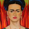 Elemento Fuego Painting by Maria Cayon | Saatchi Art