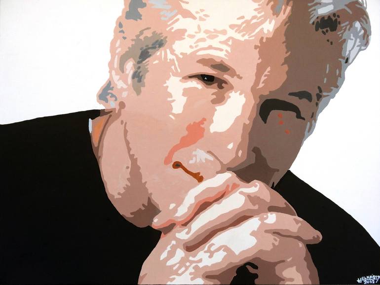 Richard Gere Painting by Hussein El Kaissy | Saatchi Art