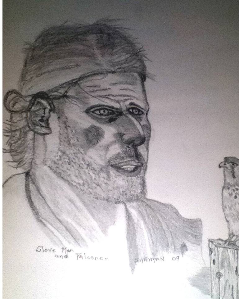 The Falconer 2009 Drawing by Stephen Hayman | Saatchi Art