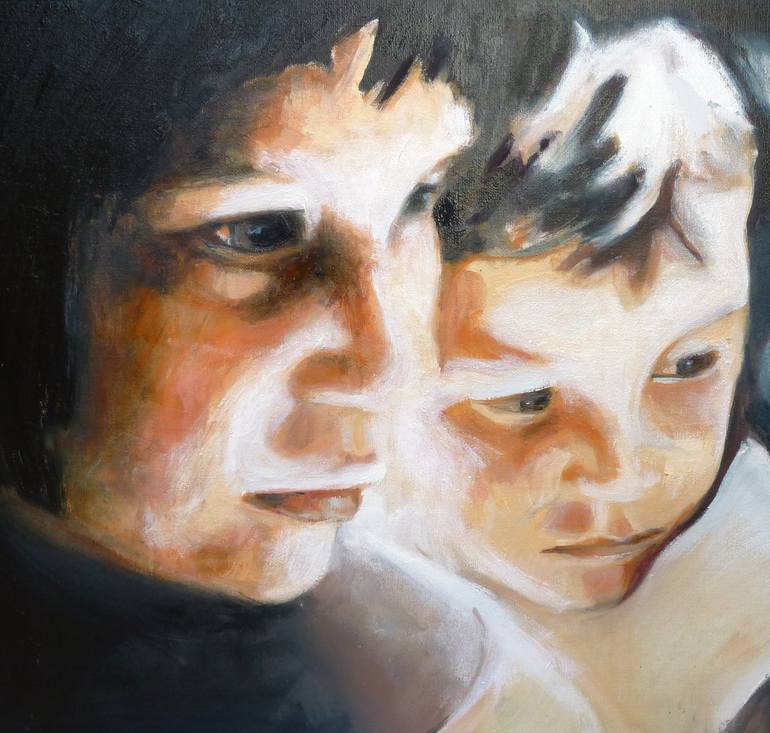 At the zoo Painting by Rebecca Barrett | Saatchi Art